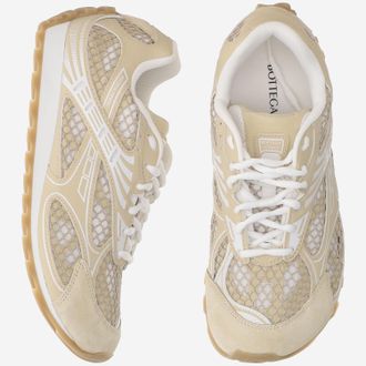 Bottega Veneta Womens Orbit Sneakers Cream Leather Trainers
