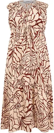 Yoek A-Linien-Kleid Damen Kleid mit Druck mit Frontprint
