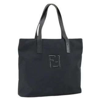 Fendi Pre-owned Nylon Tote Bag - - Pre-owned - Damen - Schwarzk - ONE SIZE