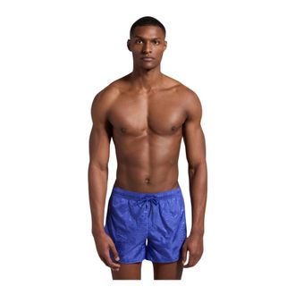Dirk Bikkembergs Retro Logo Badehose - - Swimwear - Herren - Blau - M