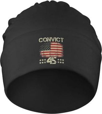 Generic Homme Femme Bonnet &Agrave; Revers Condamn&eacute; 45 Bonnets De Ski Classique Bonnet dhiver Mode Hiver Chapeaux pour Patinage Cyclisme Quotidien