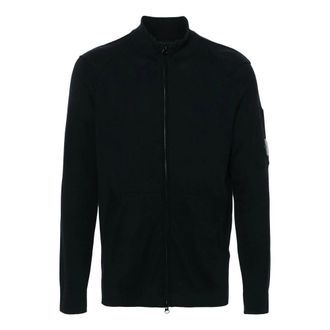 C.P. Company Baumwoll-Cardigan - - Sweatshirts & Hoodies - Herren - Blau - M