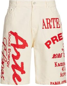 Arte Short &agrave; motif en coton