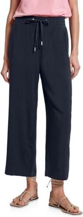 Street One 3716099 Pantalon à Jambes Larges, Bleu foncé, 38W / 26L Femmes