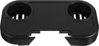 BESPORTBLE Universeller Schwarzer Becherhalter f&uuml;r Klappbare Strandst&uuml;hle Tragbares Outdoor tablett mit L&ouml;chern f&uuml;r Getr&auml;nke und Snacks Stabiler Langlebiger Getr