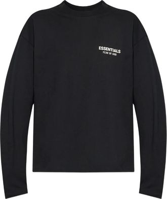 Fear of God long-sleeves logo-detail T-shirt - Schwarz