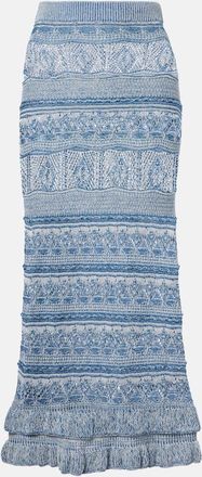 Etro Midirock aus H&auml;kelstrick