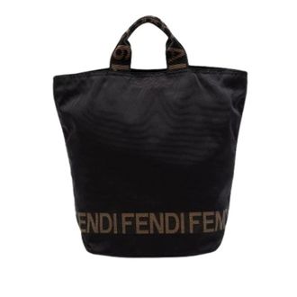 Fendi Tote en nylon Pre-owned - Femme - Pre-owned - Brun - Taille: ONE Size