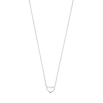 Isabel Bernard Halskette - Saint Germain Alizé 14 Karat Necklace With Heart - Gr. unisize - in Silber - für Damen