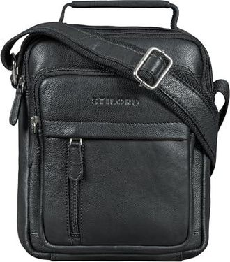 STILORD Ruben Sacoche Cuir Homme Petite Bandouli&egrave;re Vintage Sac Messager V&eacute;ritable Cuir &Eacute;l&eacute;gant pour Travail Voyage Bureau Quotidien Tablette 10.9 Pouces Coul