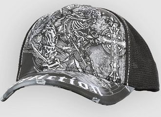 Affliction Mortal Veil Cap black potassium spray