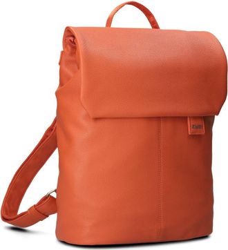 zwei Damen City-Rucksack Mademoiselle.M MR13 Tagesrucksack 7 Liter, gepolstertes Laptopfach, Magnet-Verschlussklappe, Hauptfach mit Reißverschluss, Rückenp