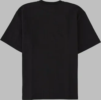 Ganni Tiger Print Organic Cotton T-Shirt - Black