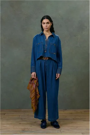 Louise Misha Chemise Ylayana Denim - Collection Femme Louise Misha