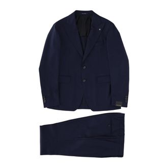 Tagliatore Zweiteiliger Anzug aus Wollmischung - - Suits - Herren - Blau - 2XL