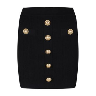 Balmain Short Skirts - - Skirts - Damen - Schwarzk - M