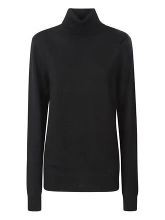 Frankie Shop Eve turtleneck thin sweater - Noir