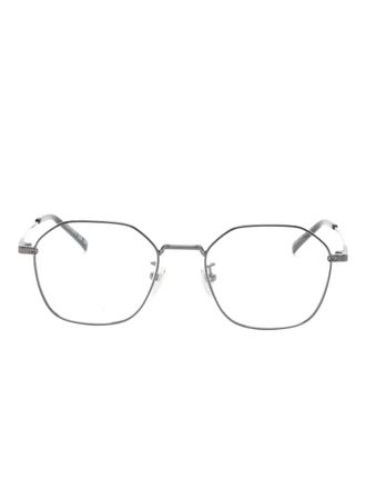 Gucci lunettes de vue &agrave; monture g&eacute;om&eacute;trique - Gris