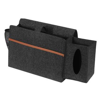 Angoily Filz Aufbewahrungstasche zum Aufh&auml;ngen Betttasche Organizer aus Stabilem Filz Schlankes Design f&uuml;r Bett Sofa und Schreibtisch Platzsparend Installiere