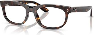Ray-Ban Balorette Optics Havana Fassung Klar Glas Polarisiert 56-19