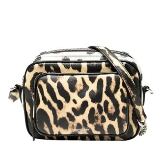 Burberry Sac bandouli&egrave;re en cuir doccasion - Femme - Pre-owned - Brun - Taille: ONE Size