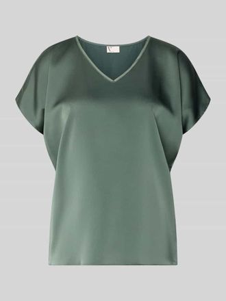 Vera Mont Blusenshirt aus Satin mit V-Ausschnitt