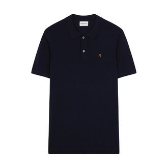 Nowadays Nowadays - Sky Captain Polo - Homme - Tops - Bleu - Taille: S