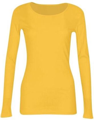 Generic T-shirts pour femme - Hauts dautomne à manches longues - Légers - Col rond - Col rond - Vêtements de voyage tendance - Col haut - Chemisier à manches 