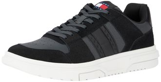 Tommy Jeans Herren Sneaker Brooklyn aus Wildleder, Schwarz (Black), 40