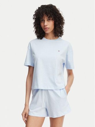 Tommy Hilfiger Pyjama UW0UW05912 Hellblau Regular Fit