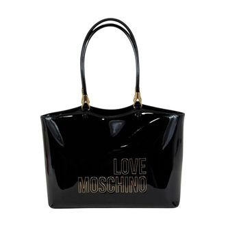 Love Moschino Femme, Sacs, Noir, Taille: ONE Size Pu Lucido Shopping