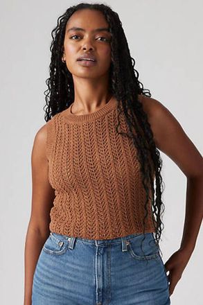 Levi's Sunrise Crochet Tank - Femme - Marron / Sorrel Horse - L
