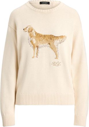 Ralph Lauren Damen, Strickwaren, Beige, XLGröße