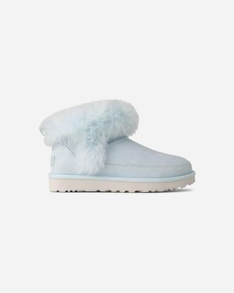 UGG Classic Ultra Mini Chalet Boot f&uuml;r Damen in Reef Blue, Gr&ouml;&szlig;e Wildleder
