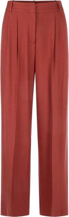 Marc Cain Femme, Pantalons, Rouge, Taille: 42 FR Wichita Wide Pantalons