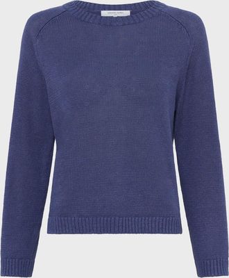 Gerard Darel Pull col rond en lin - LAURANNA - Indigo