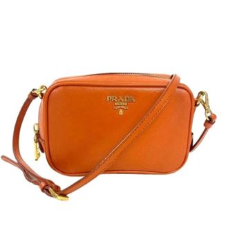 Prada Sac bandouli&egrave;re vintage doccasion - Femme - Pre-owned - Orange - Taille: ONE Size