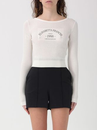 Elisabetta Franchi Pullover ELISABETTA FRANCHI Damen Farbe Wei&szlig;