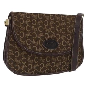 Celine Pre-owned Vintage Canvas Cross Body Bag - - Pre-owned - Damen - Braun - ONE SIZE