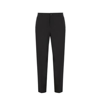 Saison 1865 Pantalon cigarette en laine mélangée