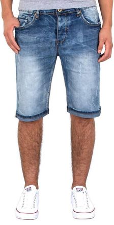 ESRA Herren Jeans Shorts Herren Kurze Hosen Herren Kurze Jeans Hose Bermuda Shorts Sommer Hose AS431
