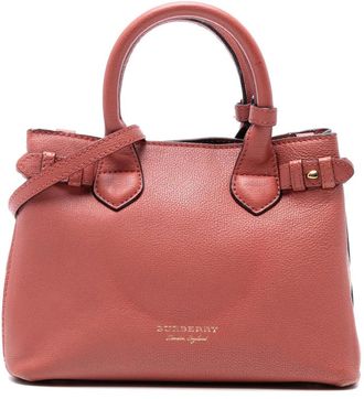 Burberry Hobo Bags - Small Grainy Calfskin and House Check Banner Satch - Gr. unisize - in Gold - für Damen