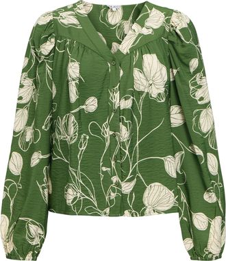 Object Objjacira L/S Re V-Neck Top Noos