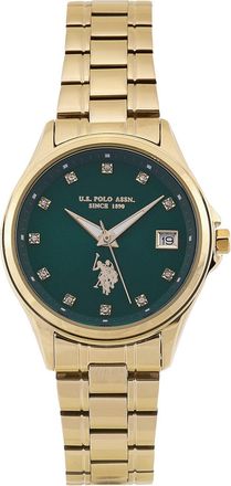 U.S.Polo Association Uhr U.S. Polo Assn. Louise USP8342GR Goldfarben