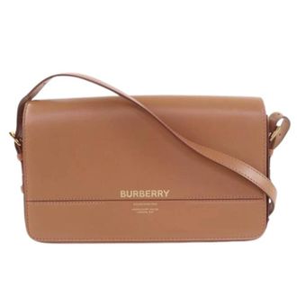 Burberry Sac d&eacute;paule Vintage Pre-owned - Femme - Pre-owned - Brun - Taille: ONE Size