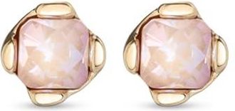 Uno De 50 UNOde50 Boucles doreilles plaquées or 18 carats avec cristal rose