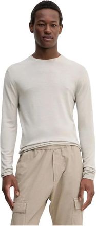 Barena Pull Col Rond Camicia Mola - Homme - Pulls - Blanc - Taille: L