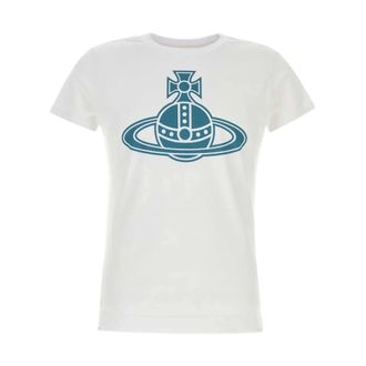 Vivienne Westwood Paris Orb Peru T-Shirt in Wei&szlig; - - Tops - Herren - Wei&szlig; - XS
