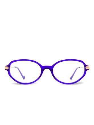 Eyepetizer lunettes de vue Madison à monture ovale - Violet