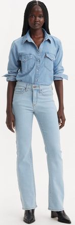 Levi's Bootcut-Jeans LEVIS 315 Shaping Boot, Damen, Gr. 27, Länge 32, blau (different route), Denim/Jeans, Obermaterial: 80% Baumwolle, 19% Polyester, 1% Ela